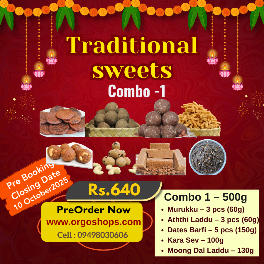 Combo of Diwali Festive Sweet and Savory Delights ( Pre Orders )– Orgoshops